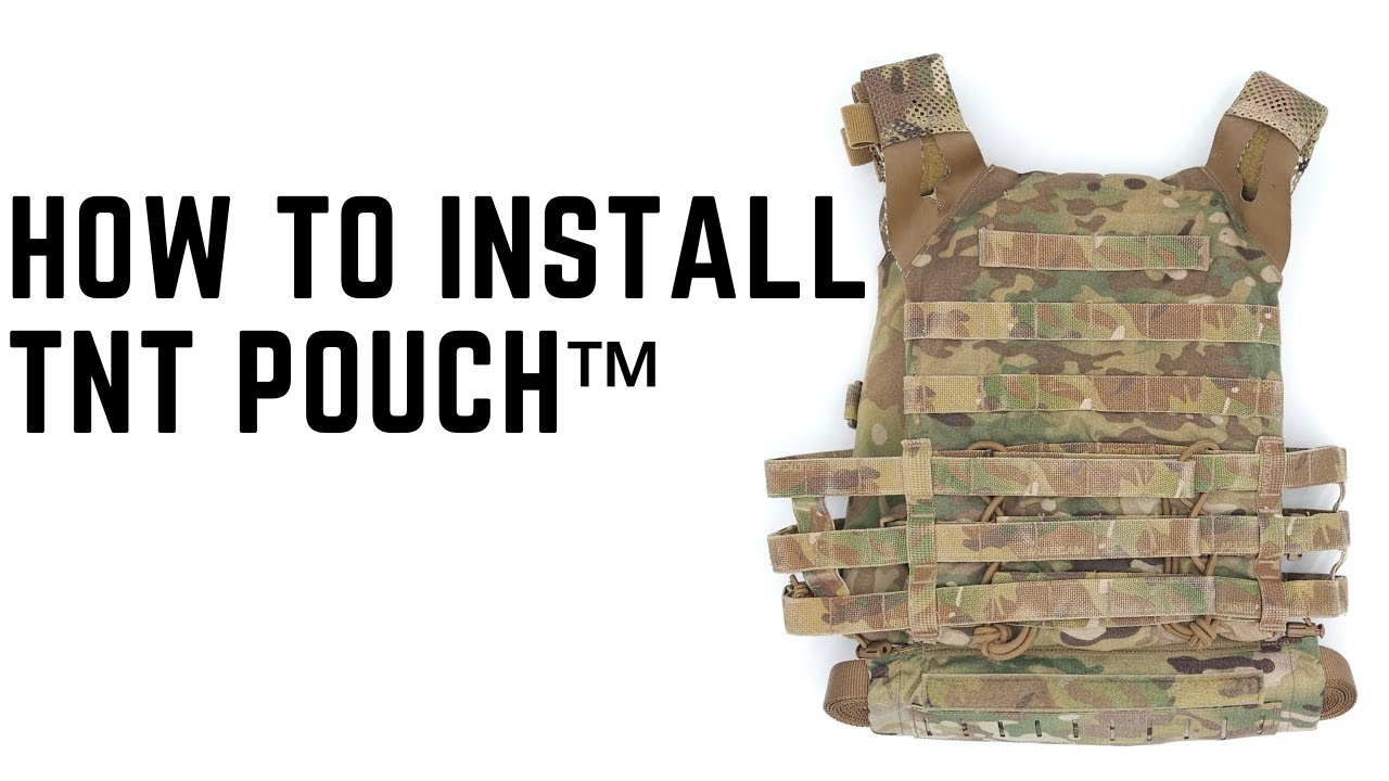 How To Install TNT Pouch™ As A Dangler, MOLLE Mounted Pouch, Or On A ...