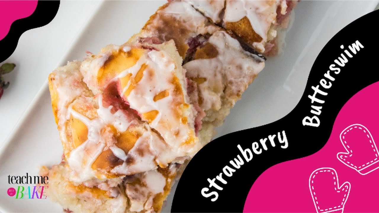 Strawberry Butterswim Biscuits Recipe | Easy Summer Biscuit with ...