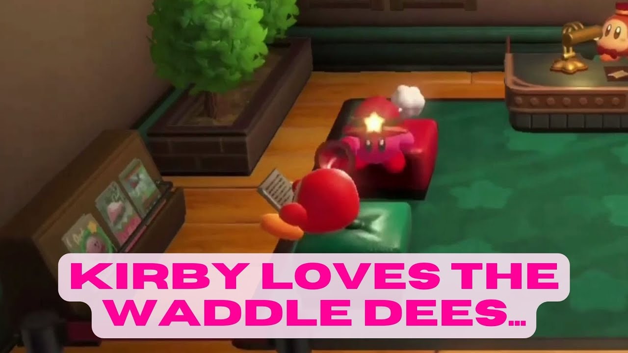 KIRBY LOVES WADDLE TOWN... - YouTube