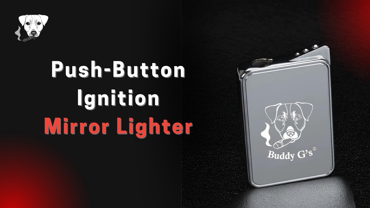 Elegant Push-button Ignition - Mirror Lighter - Metal Lighter ...