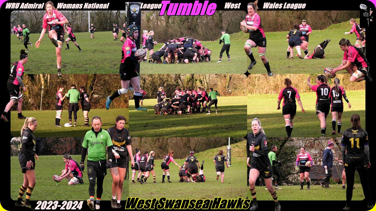 Tumble RFC v West Swansea Hawks WRU Admiral Woman's National League ...