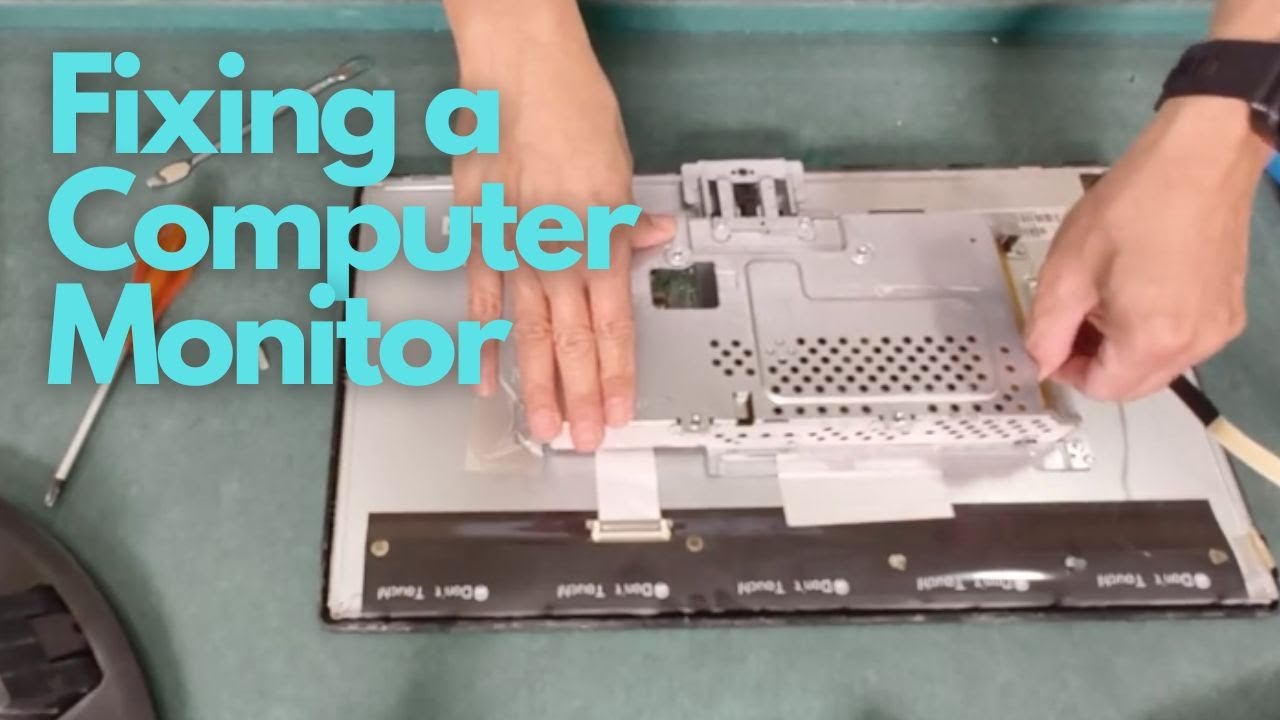 Fixing a Computer Monitor - YouTube