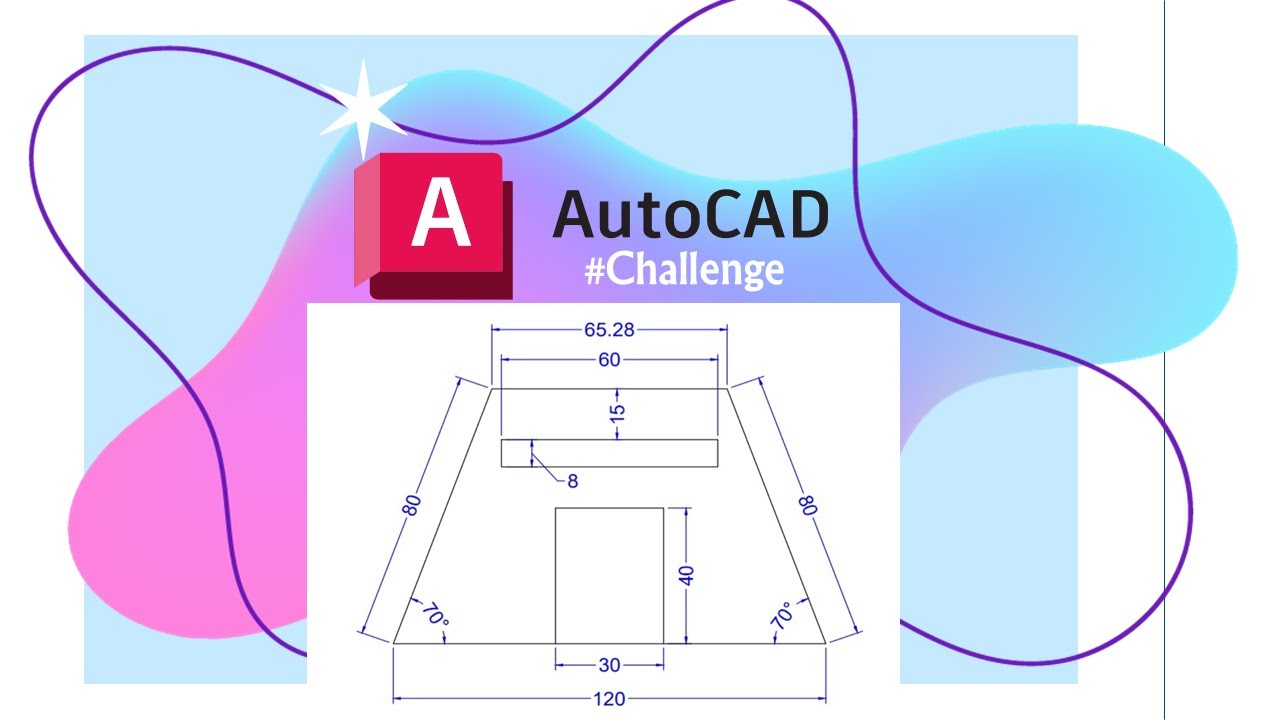 Autocad #challenge 6 - YouTube