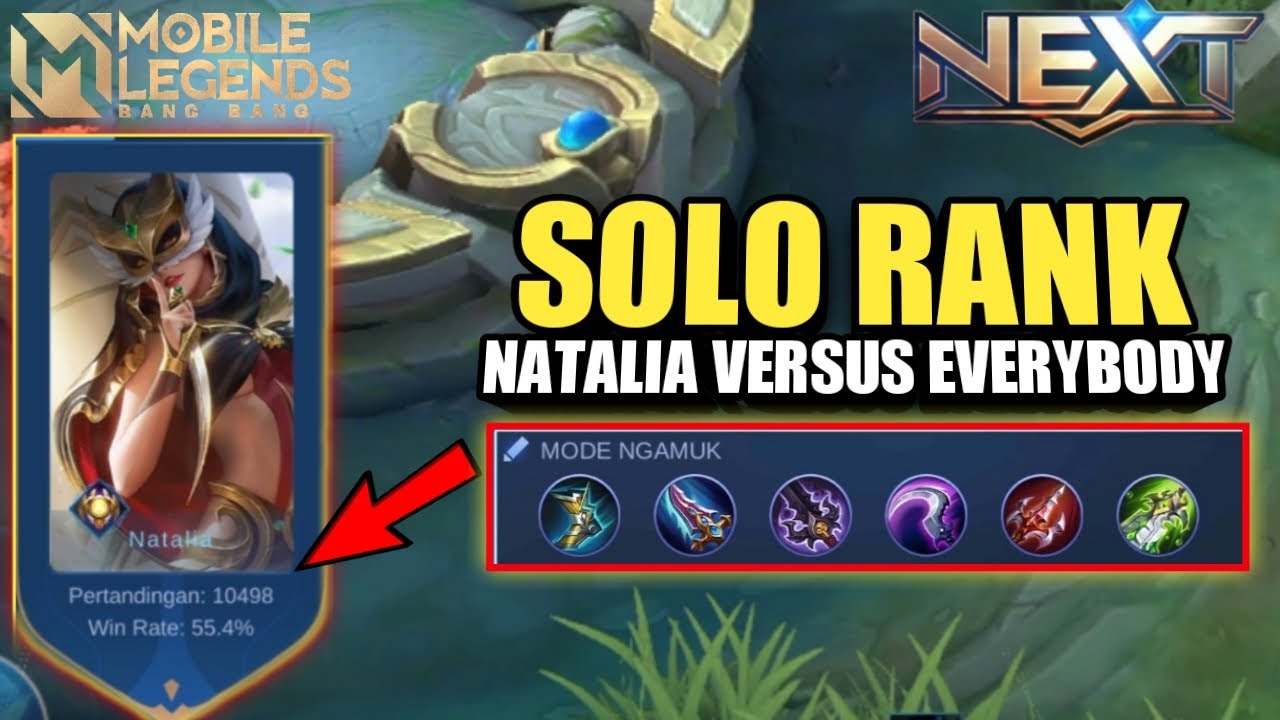 TOP 1 NATALIA GAMEPLAY EPISODE 49 - TOP 1 GLOBAL NATALIA BUILD - MOBILE ...