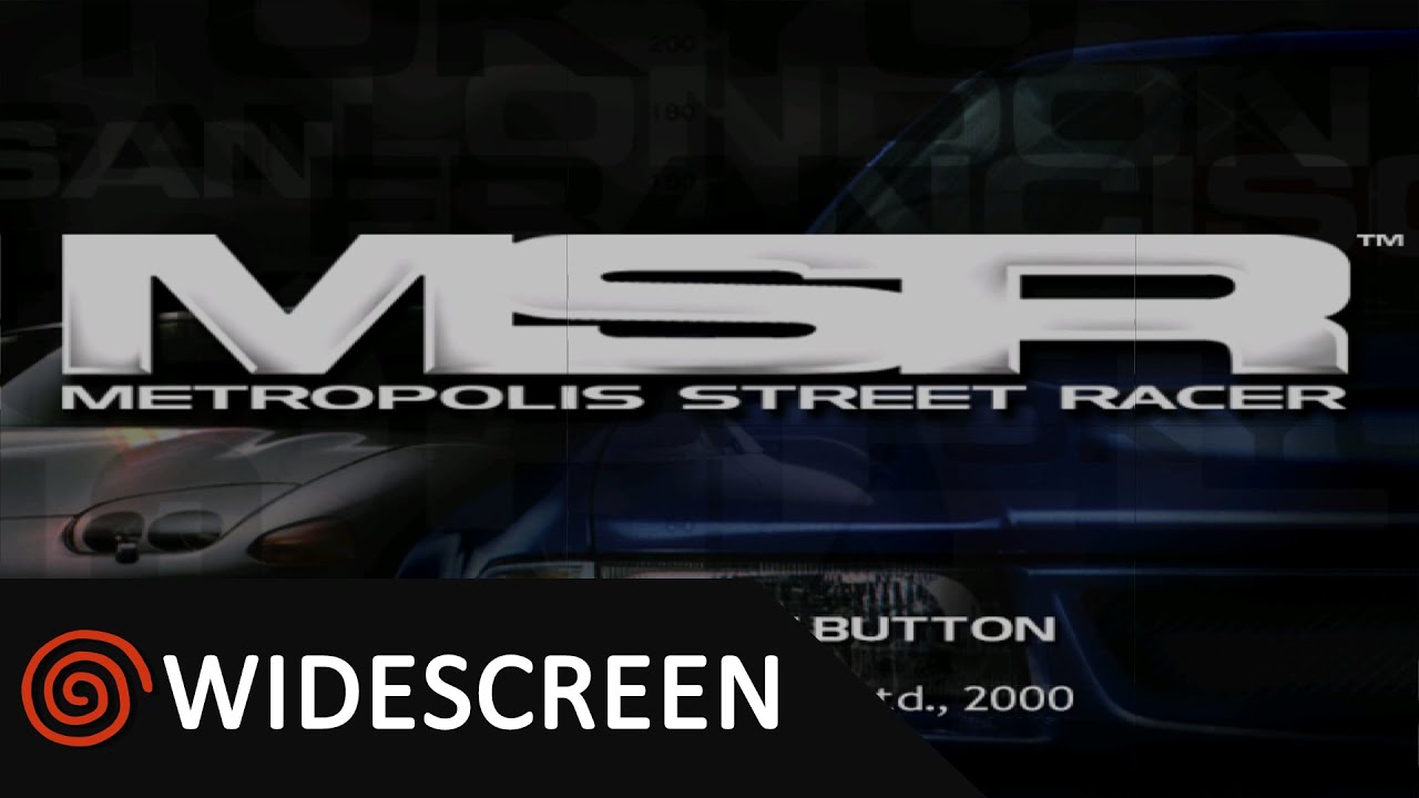 Metropolis Street Racer - Sega Dreamcast - RetroArch Flycast widescreen ...