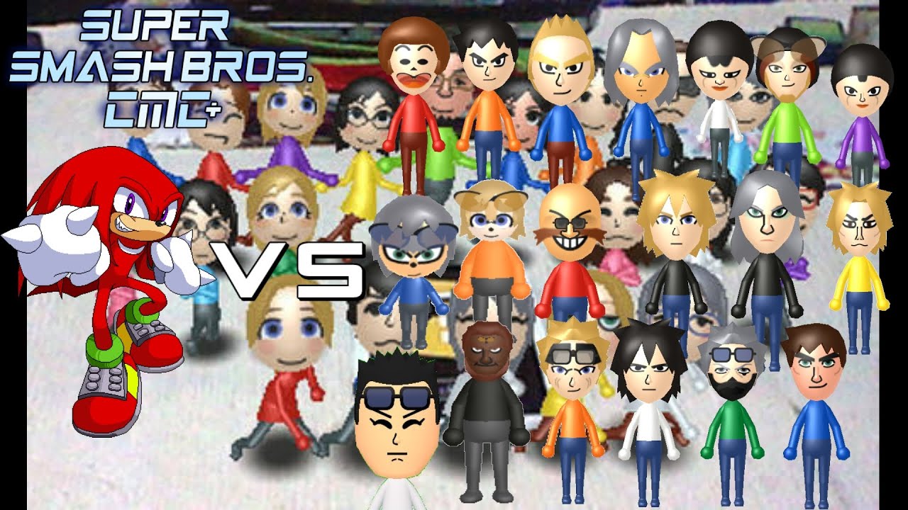 SSBC CMC+ V8 - KNUCKLES VS NINTENDO 3DS MII (MII ALL-STAR CHALLENGE ...