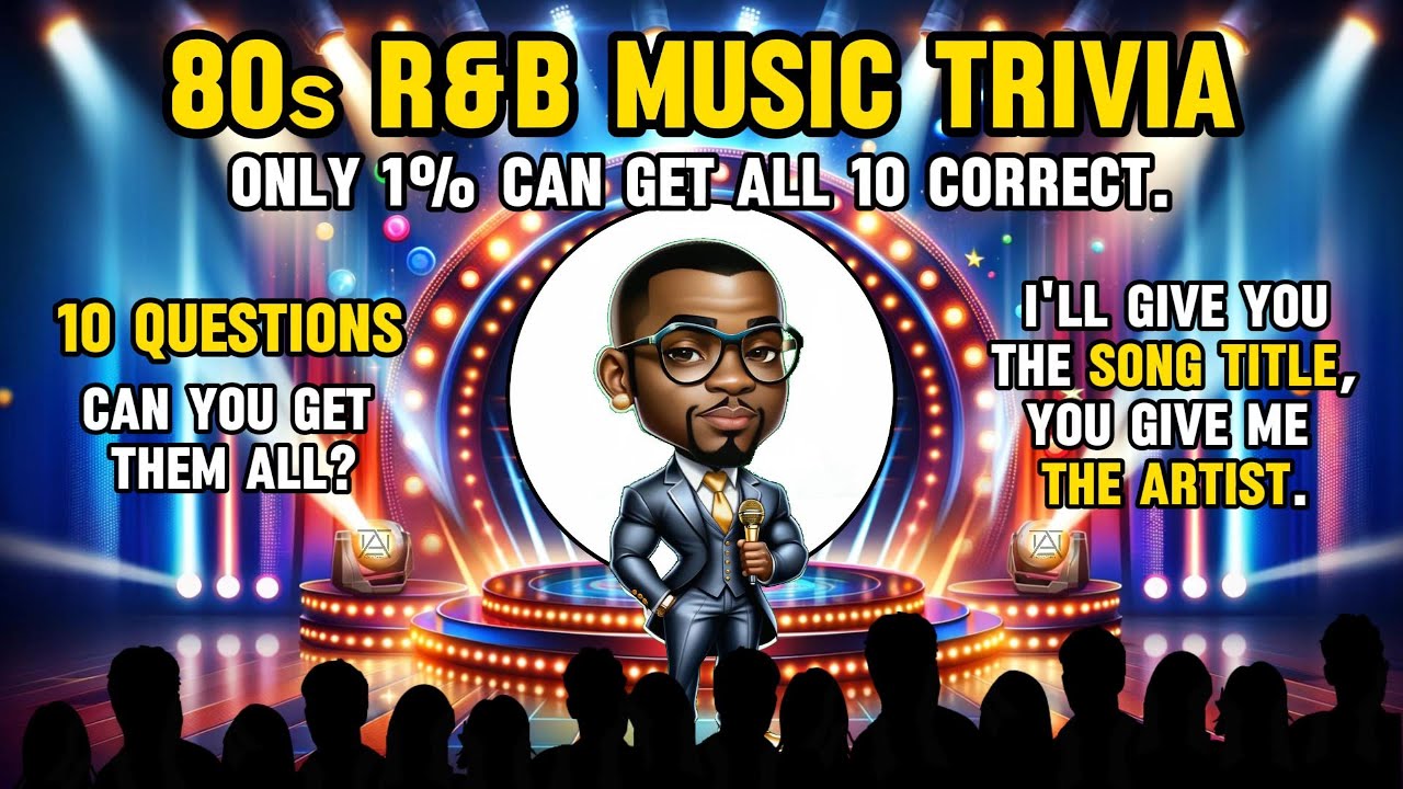 "BEST 80s R&B Trivia Quiz | 10 Questions and Answers | 1% get all 10 ...
