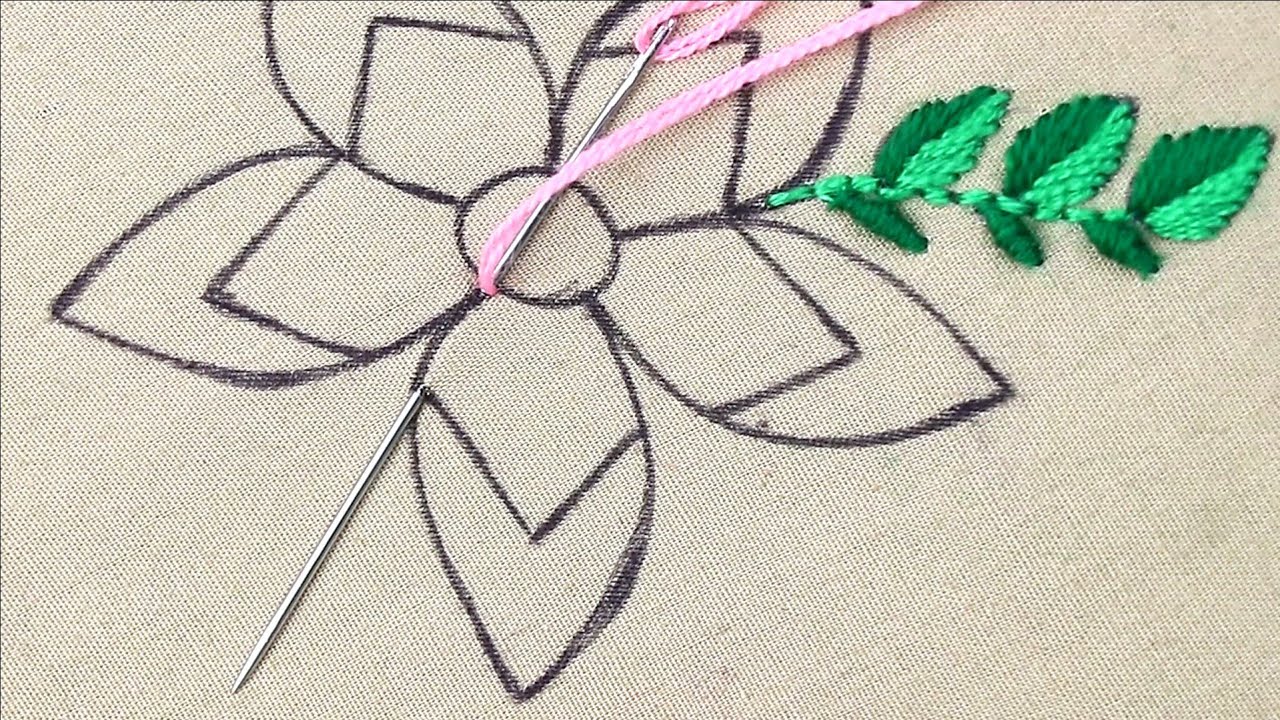 Amazing Fluffy Flower Patel Needle Point Art Modern Flower embroidery ...