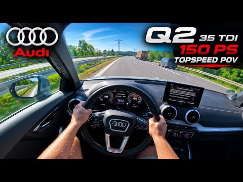 🔥 2026 Audi Q2 35 TDI 150 PS | TOP SPEED POV 🚘💨