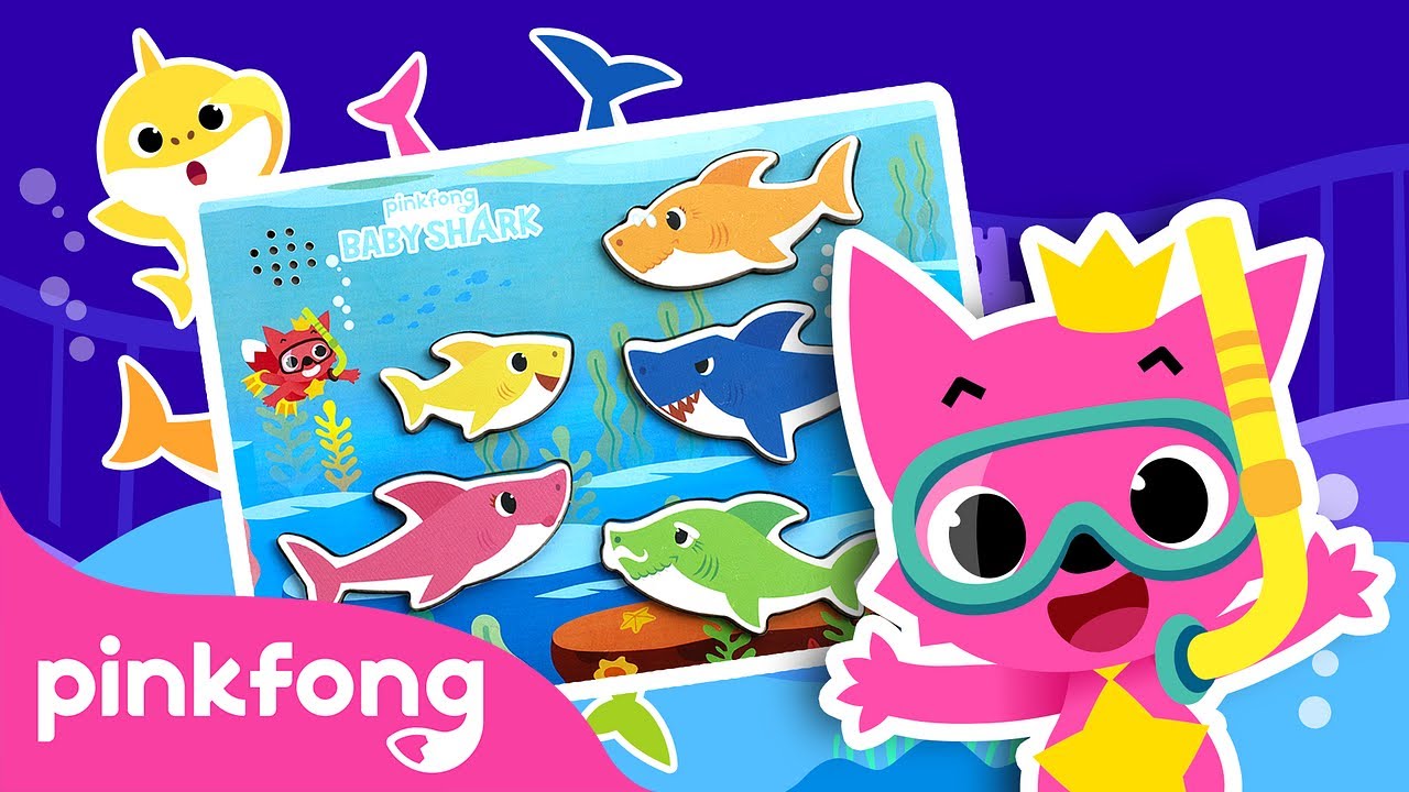 Le Cache-cache avec la Famille Requin | Petits Jouets | Pinkfong, Bébé ...