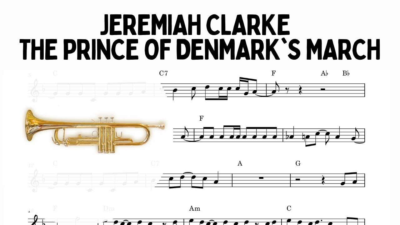 TRUMPET VOLUNTARY March TRUMPET Sheet Music, - YouTube