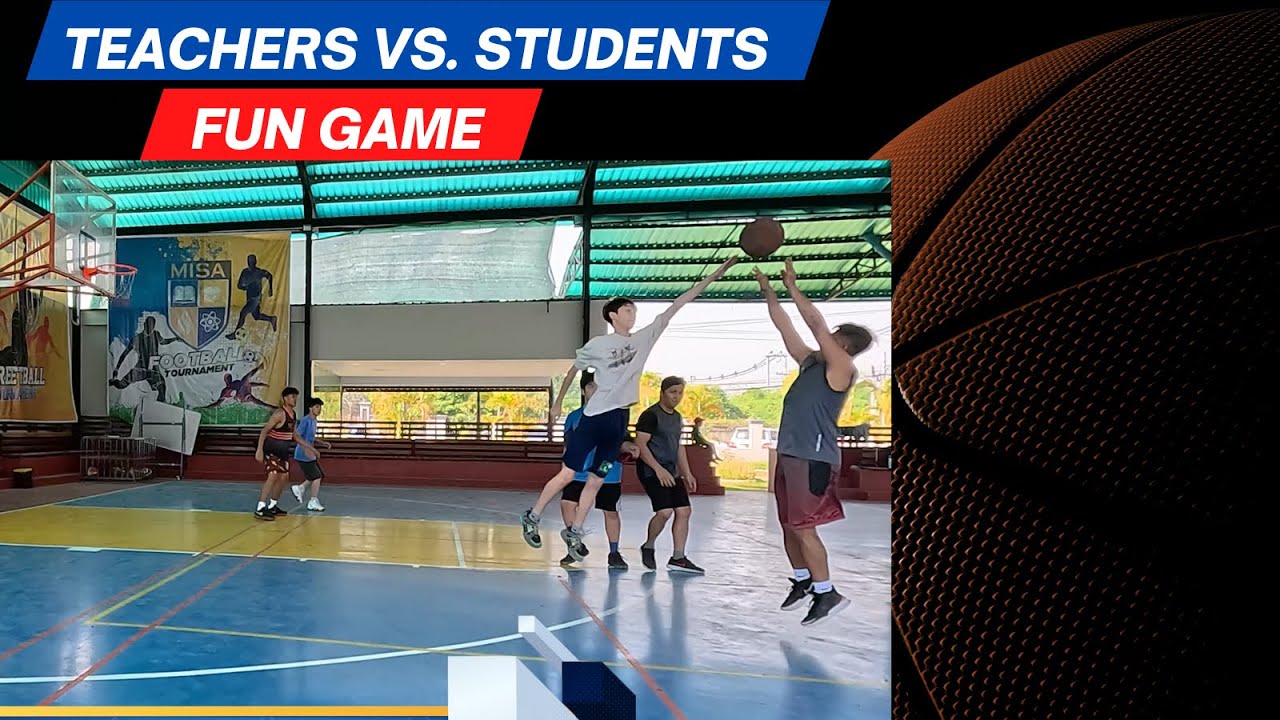 Teachers vs. Students: Baketball Fun Game - YouTube