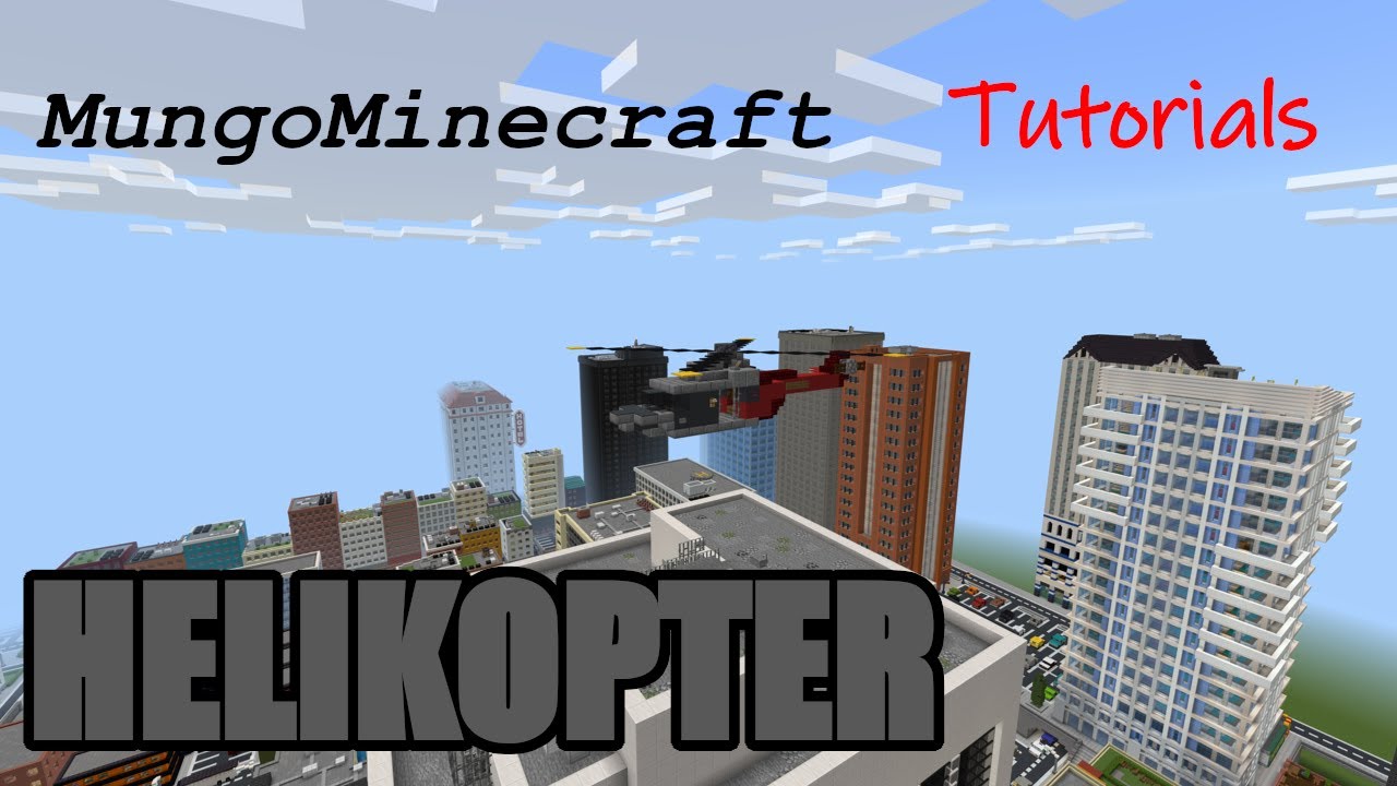 Jak zbudować helikopter w Minecraft - YouTube
