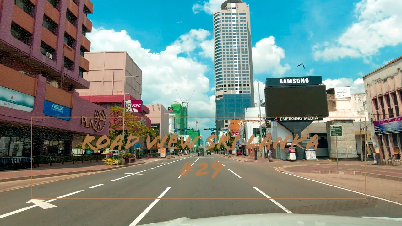 Colombo-7 to Colombo-5, Colombo-3 [Road View Sri Lanka #29 / 로드뷰 스리랑카 ...