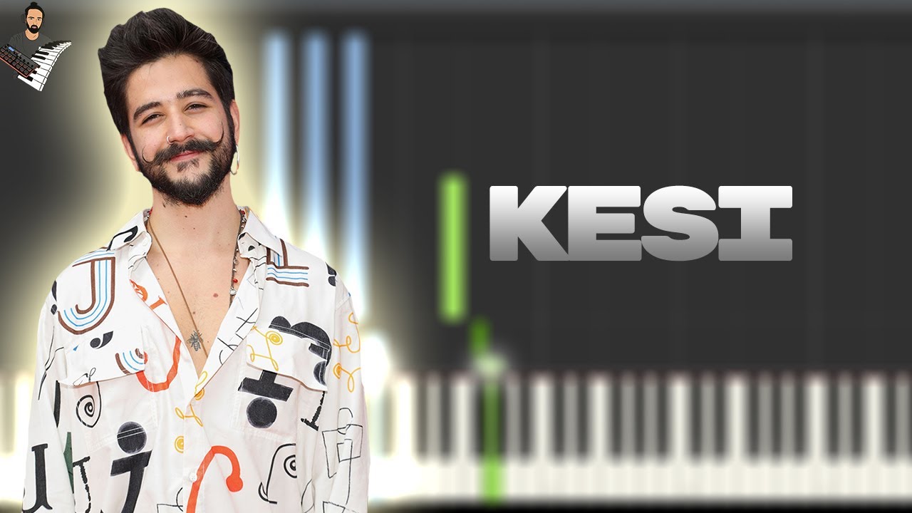 Camilo - KESI | Instrumental Piano Tutorial / Partitura / Karaoke ...