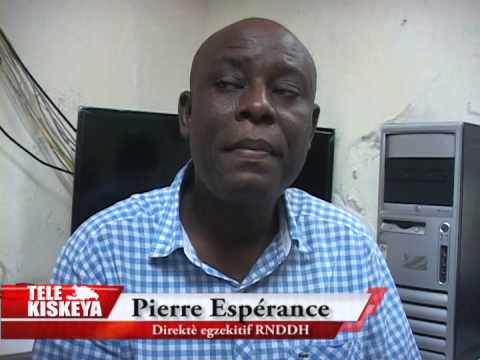 Pierre Espérance, directeur exécutif du RNDDH, réagit au taux de ...