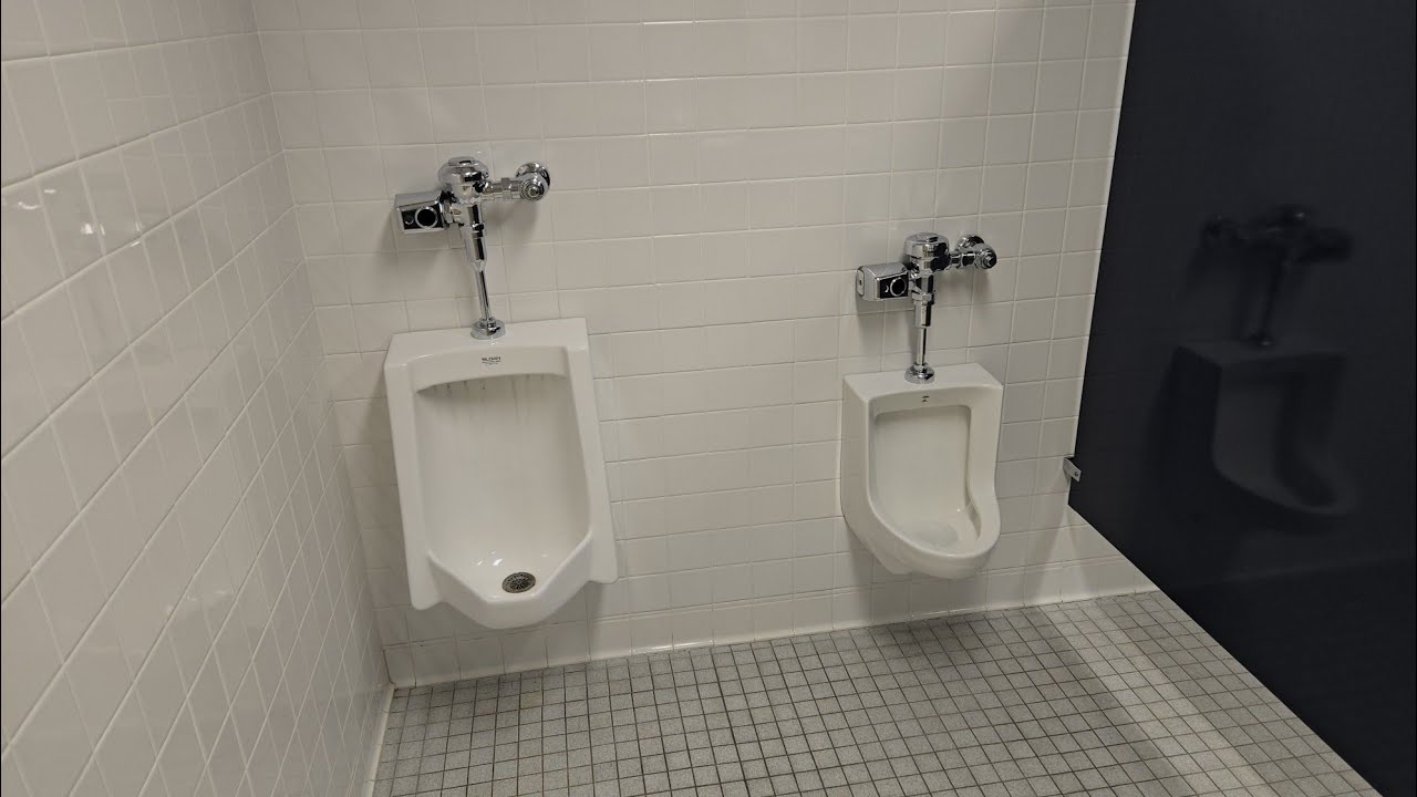 [318] Eljer Dover Urinal and Sloan Vortens Toilet at UT Taylor Law ...