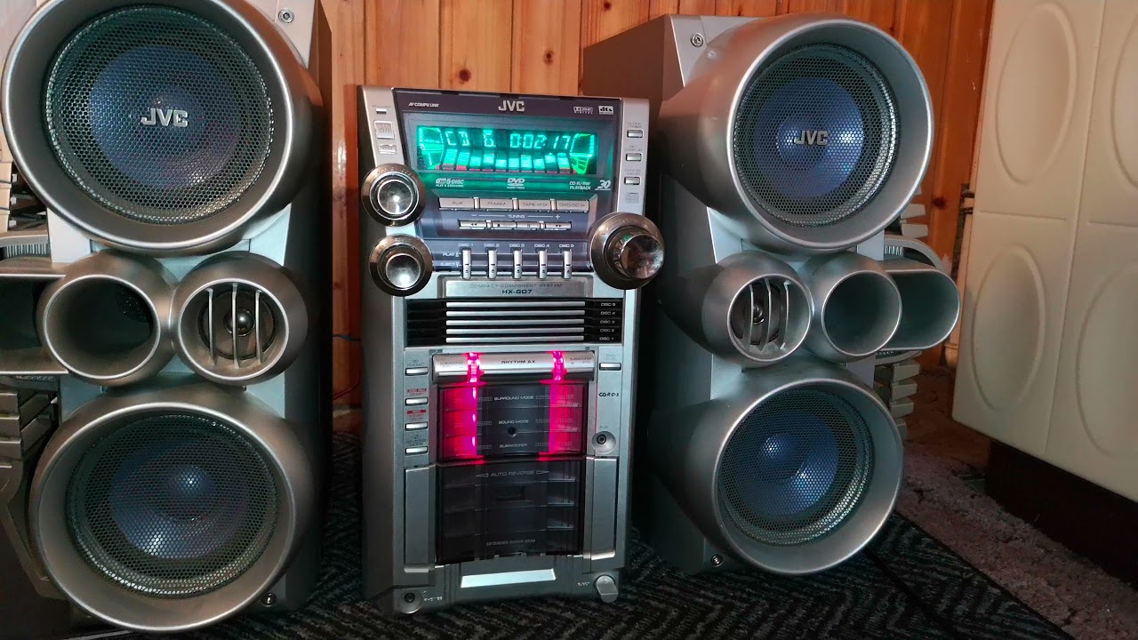 Jvc hx gd7 super Sound turbo bass - YouTube