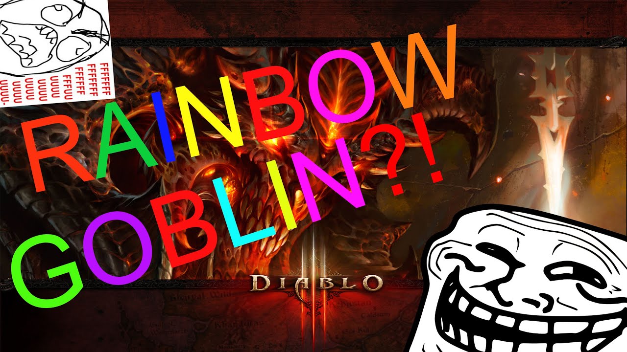 Diablo 3 RAINBOW GOBLIN!?WTFFFFFFF - YouTube