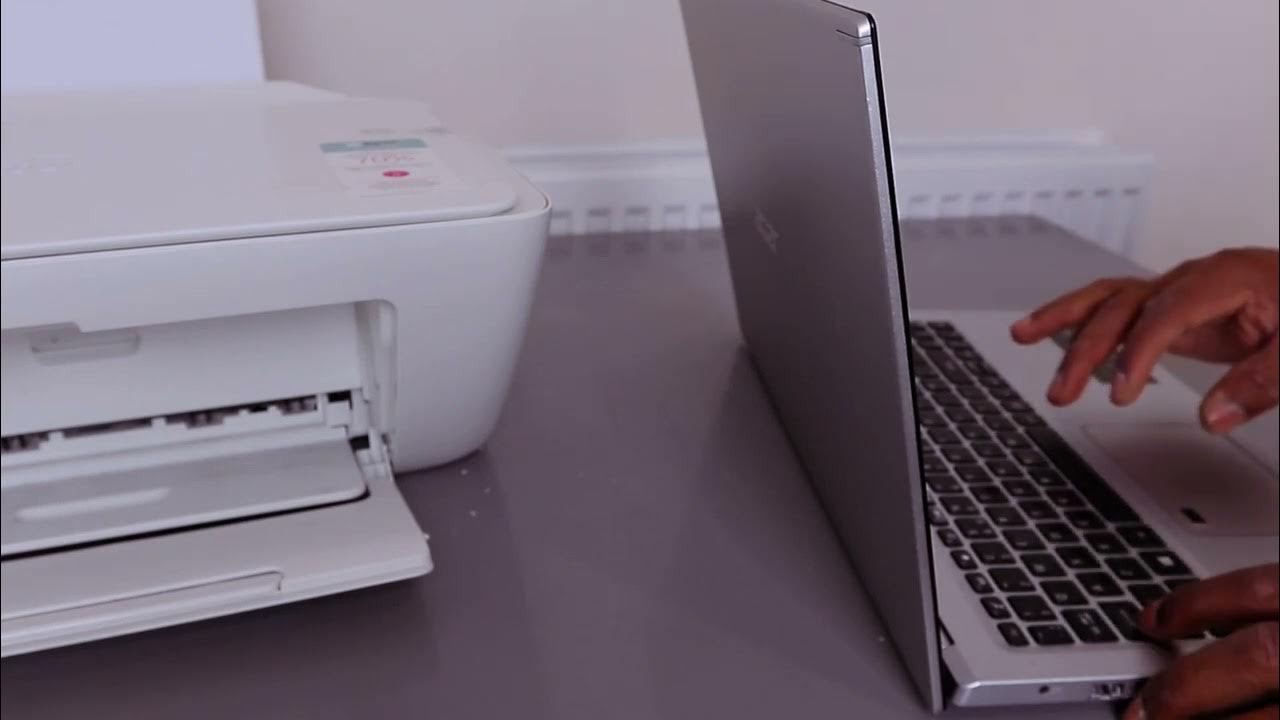 How To Setup/Connect HP Deskjet 2710e Printer To WIFI With Android or iPhone and Laptop and ...