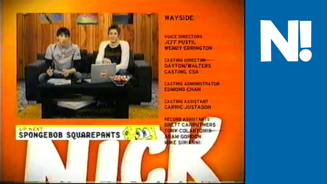 Nickelodeon Wayside Split Screen Credits (February 2008) - YouTube