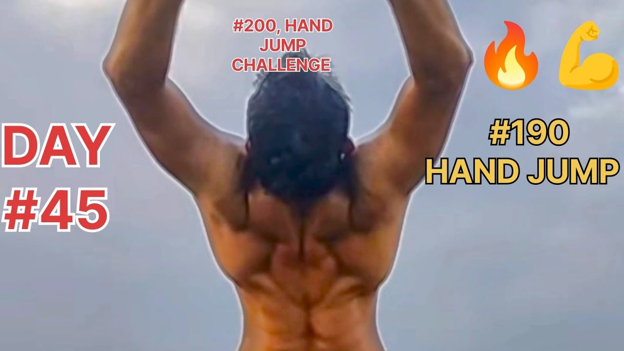 "🔥 Day 45, #190, Hand Jump Challenge, dkhealthiswealth, Daily Live ...
