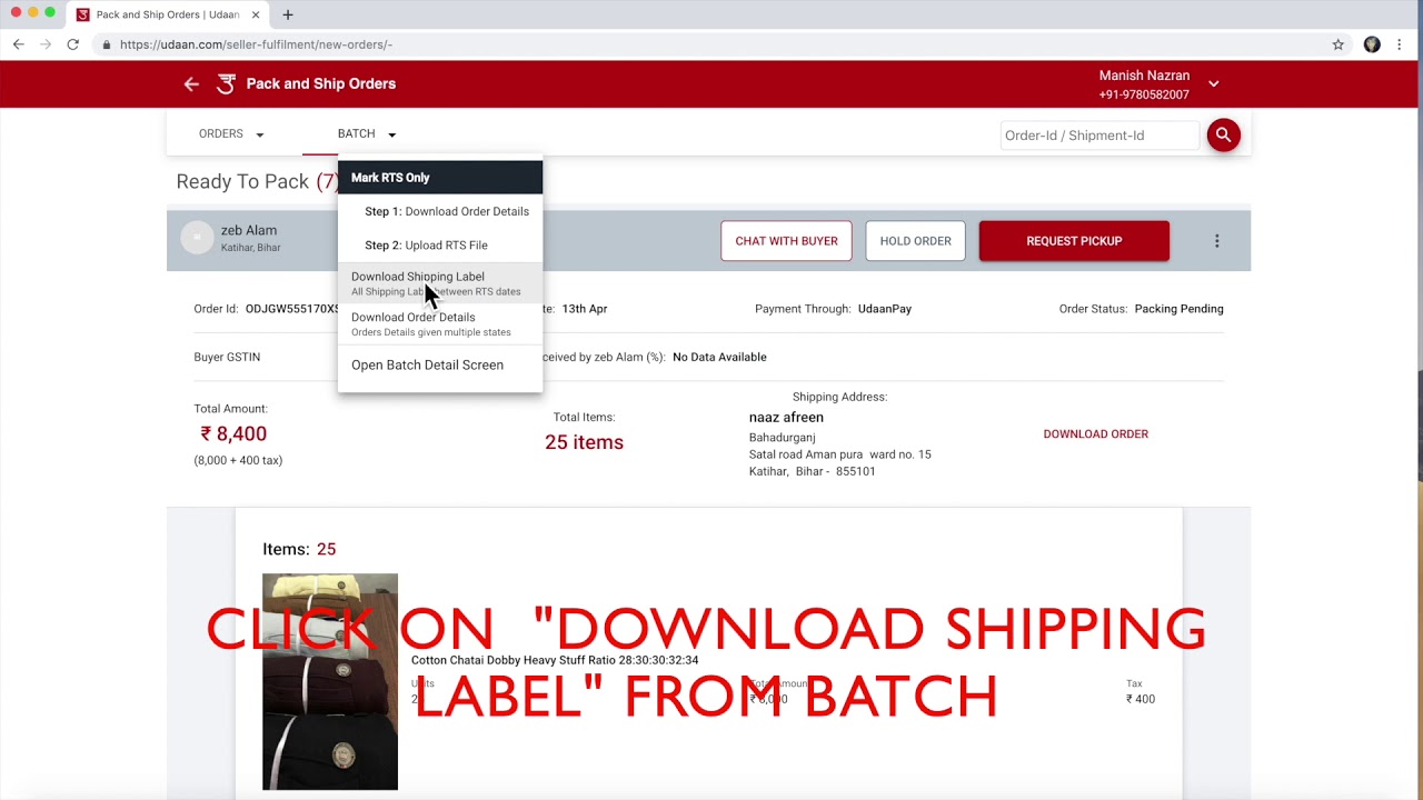 Order Shipping Labels in bulk with just a few clicks - YouTube