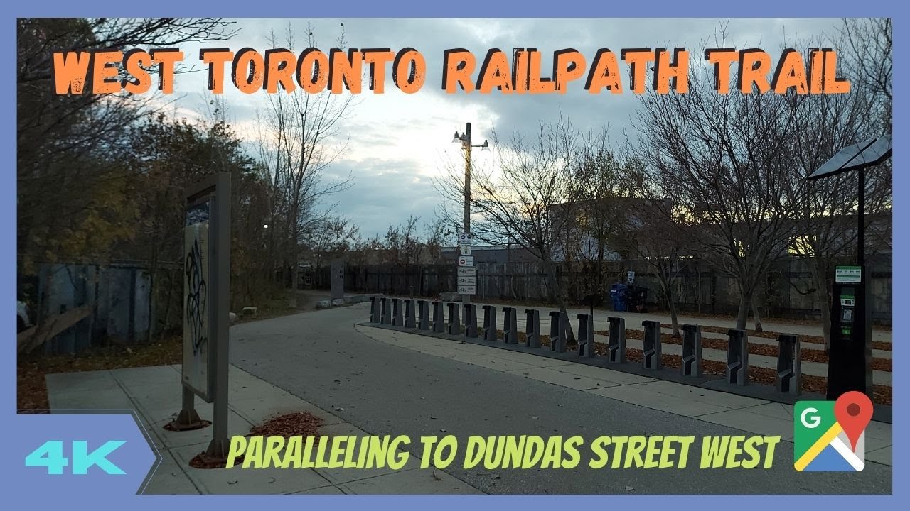 WEST TORONTO RAILPATH TRAIL: Nice trail, cool area - YouTube