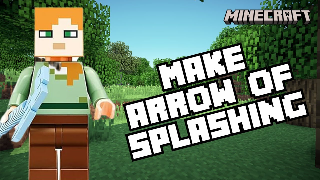 How to Make Arrow of Splashing in Minecraft 2024? - YouTube