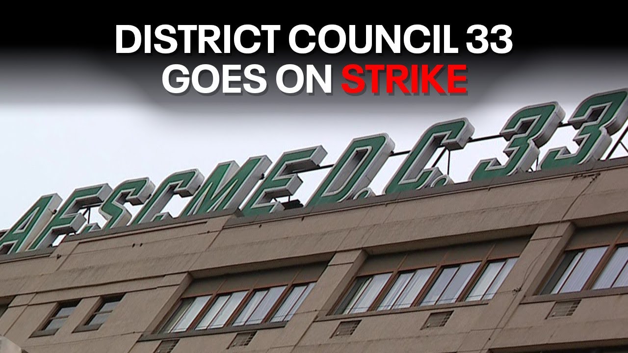 Philadelphia's largest union goes on strike - YouTube