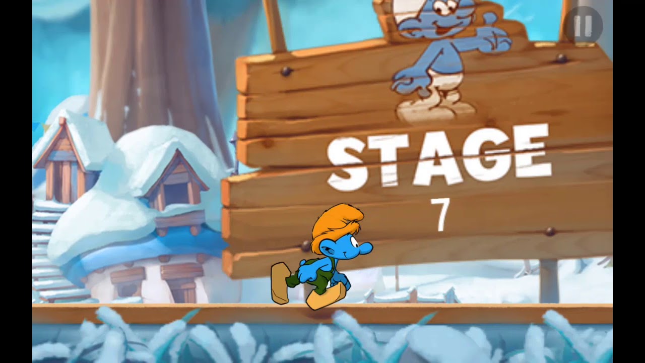 SmurfsRun Smurfs Epic Run Key Adventure Stage 7 second try with Farm ...