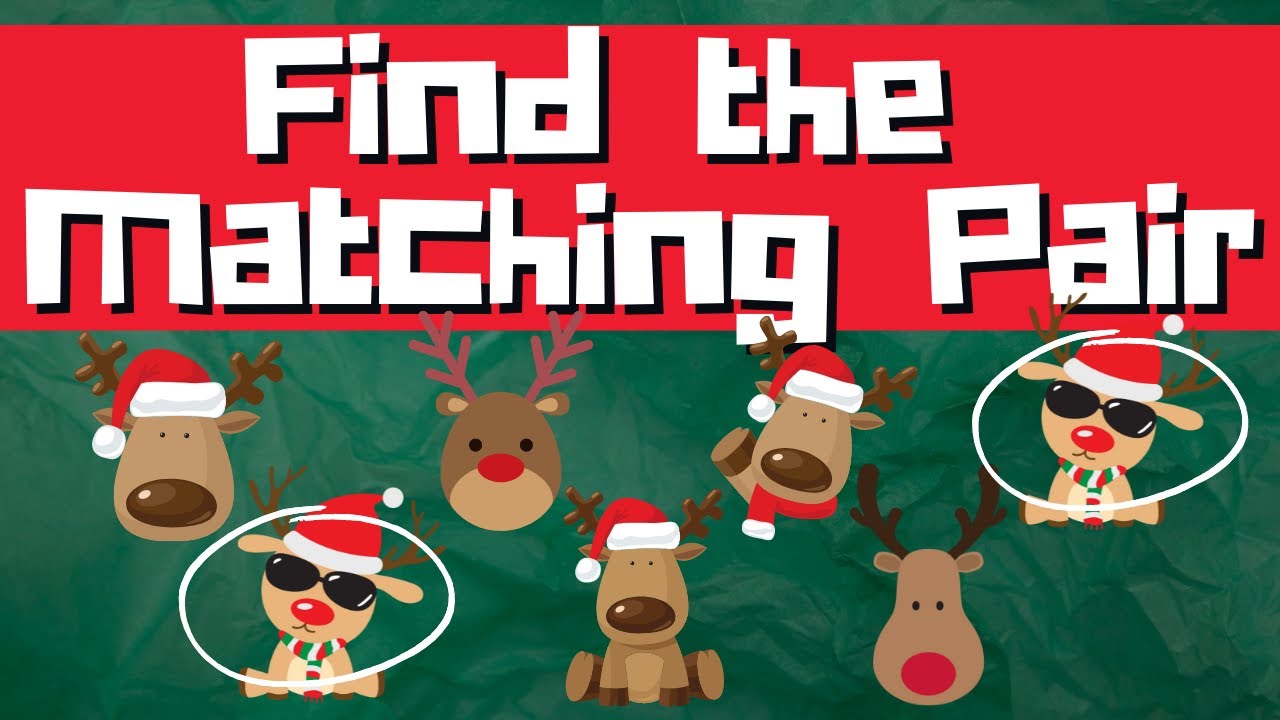 Find The MATCHING PAIR Christmas Find The Pair Game YouTube find-the-matching-pair-christmas-find-the-pair-game-youtube