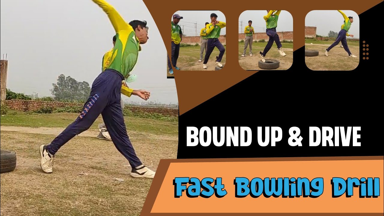 Bound Up & Drive | Fast bowling Drill/Fast Bowling front foot problem and fix - YouTube