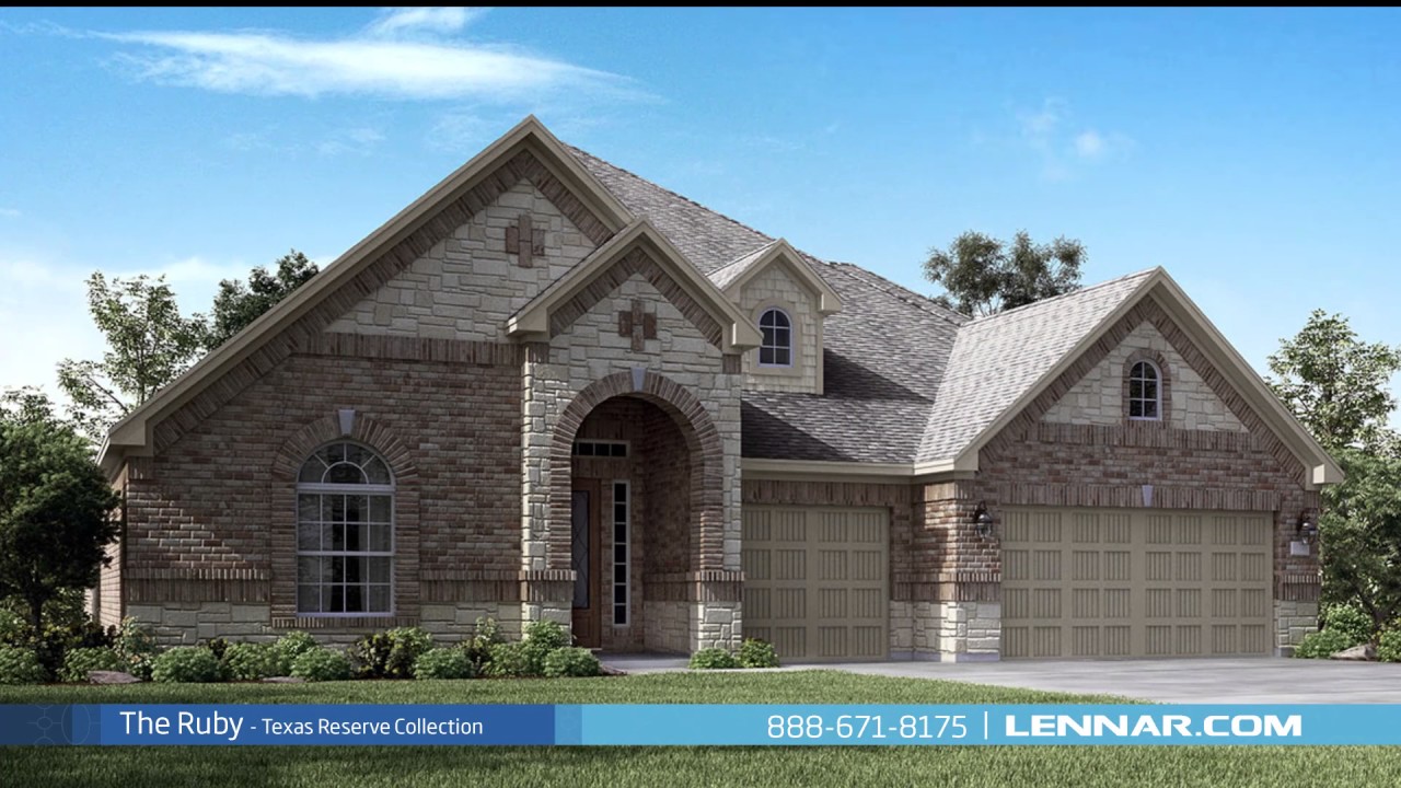 The Ruby Home Tour - Lennar Houston - YouTube