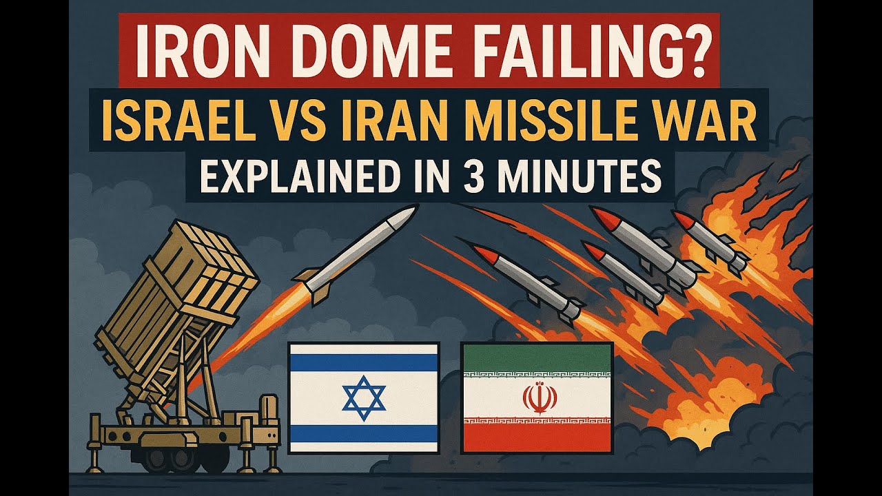 Iron Dome Failing? Israel vs Iran Missile War Explained in 2 Minutes ...