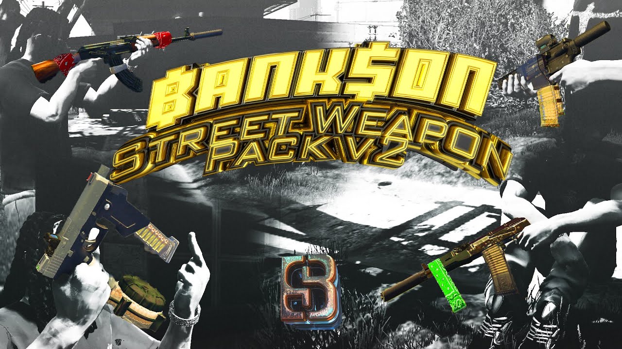 Bank$on's Street Weapon Pack v2 | Custom FiveM Gun Pack w/ Attachments ...