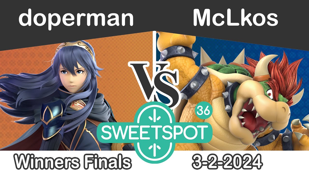 Sweetspot #36 - doperman (Lucina) vs McLkos (Bowser) WF - SSBU - YouTube