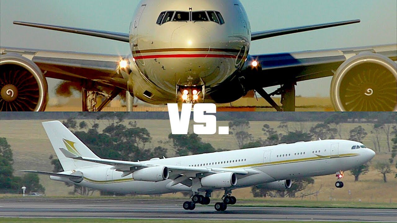 Airbus A340 Vs Boeing 777 YouTube