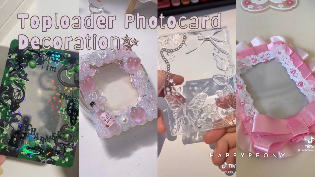 #8 .* Toploader Photocard Decoration .* - YouTube
