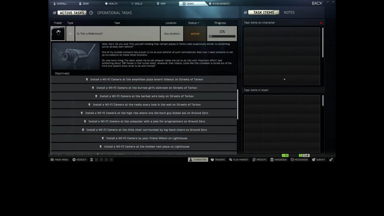 SPTarkov Fence Task, Is This a Reference, Factory camera locations ...