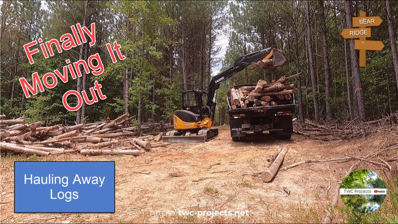 167-Finally Hauling Away Trees @ Bear Ridge - YouTube
