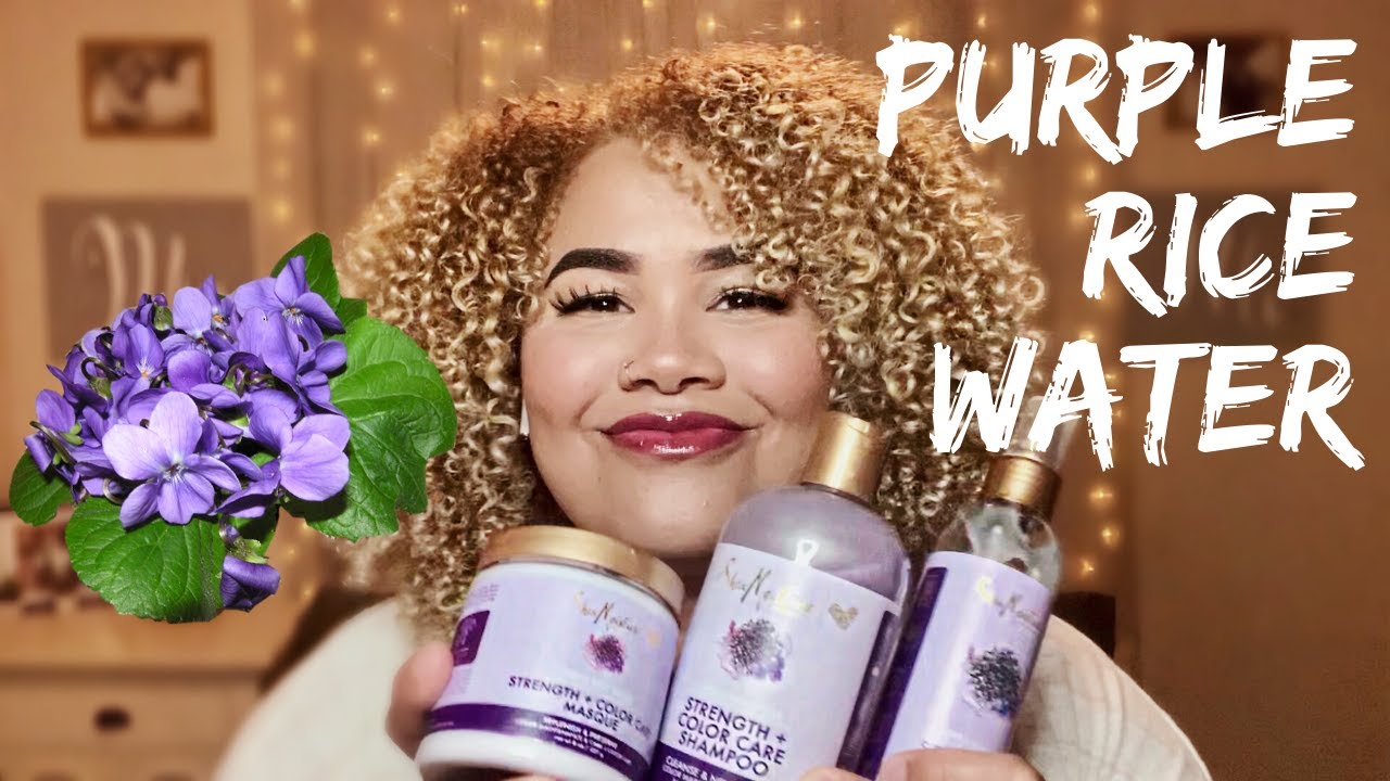 I Tried Shea Moisture’s Purple Rice Water Line | Naturally Sade - YouTube