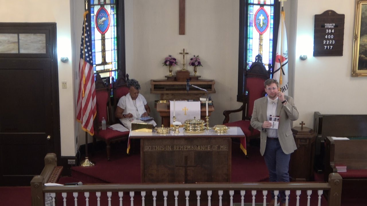 Providence United Methodist Church Service, July 20, 2025. Pastor D ...