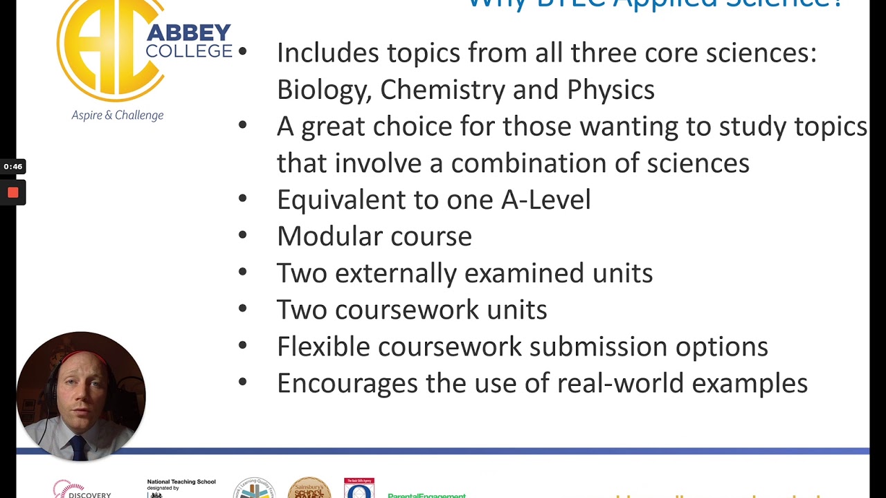 Pearson BTEC Applied Science L3 - YouTube