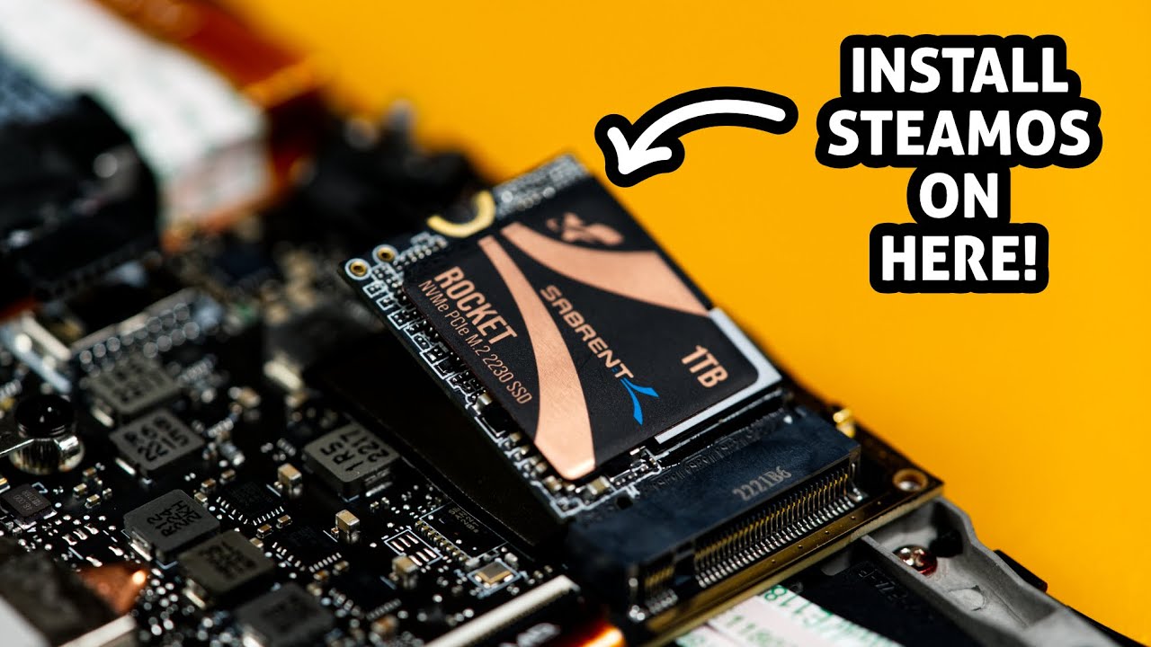 How To ReImage SteamOS on SABRENT ROCKET 2230 SSD | Steam Deck Tutorial ...