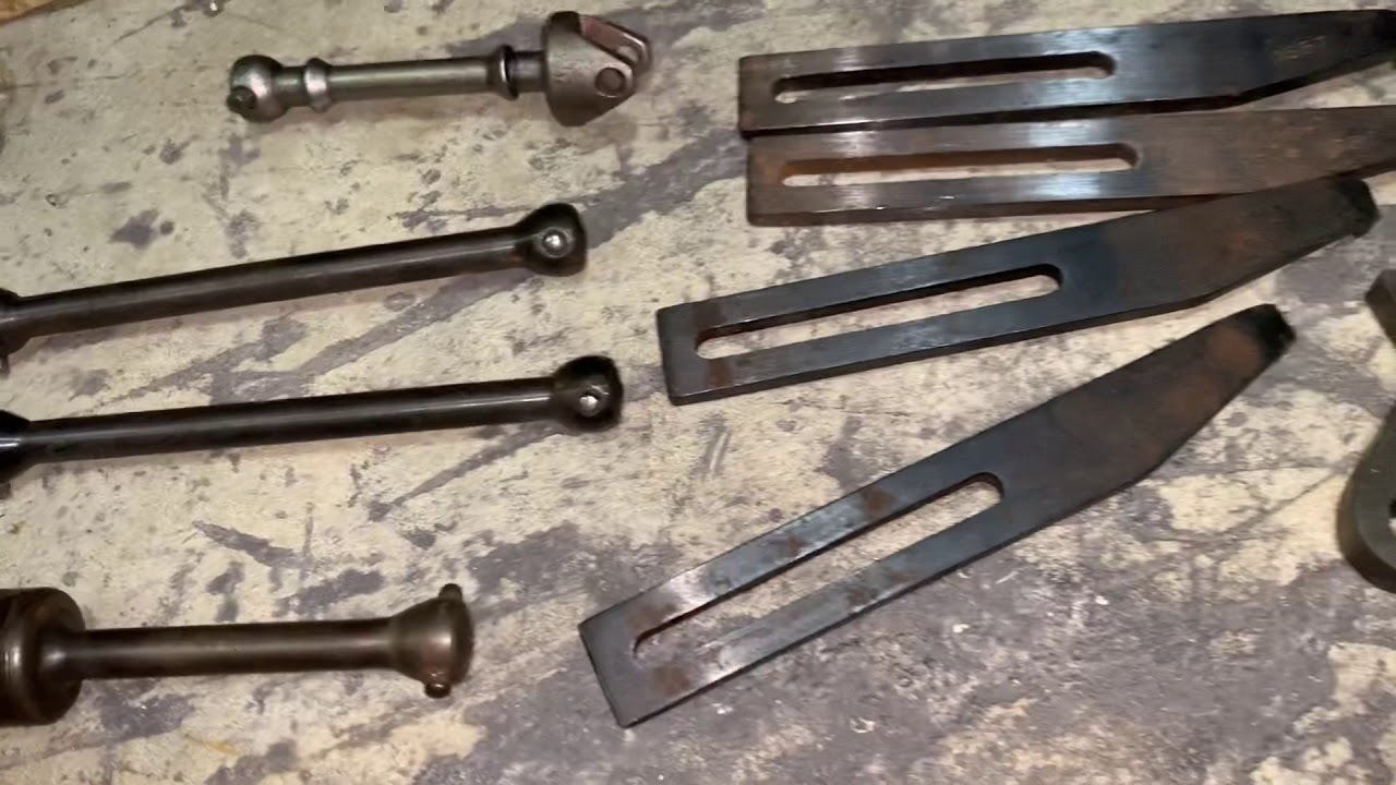 Assorted skiving machine parts - YouTube