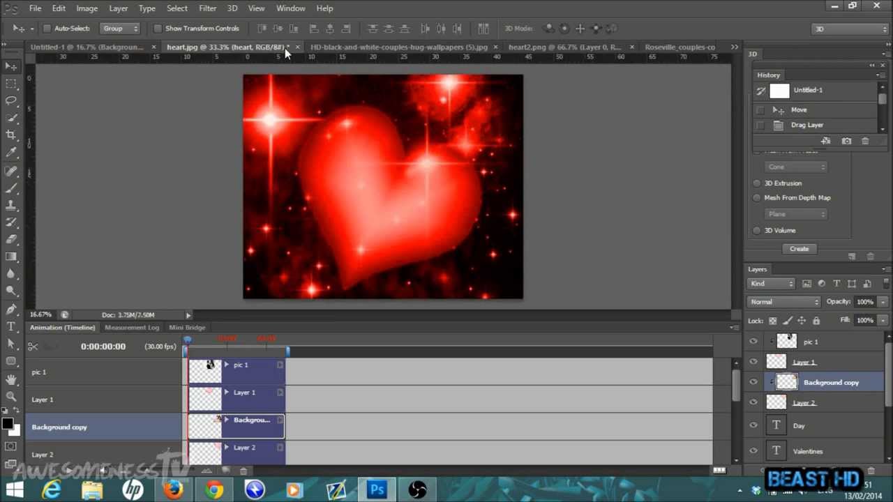 Tutorial: Awesome, Easy and Quick to Make Custom Valentine's Day Card ...