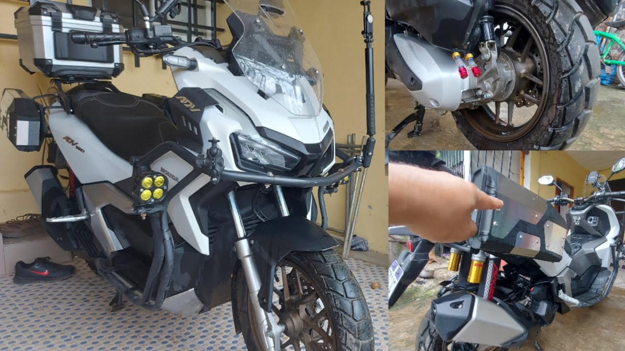 Honda Adv160 complete set up! magkano nagastos? - YouTube