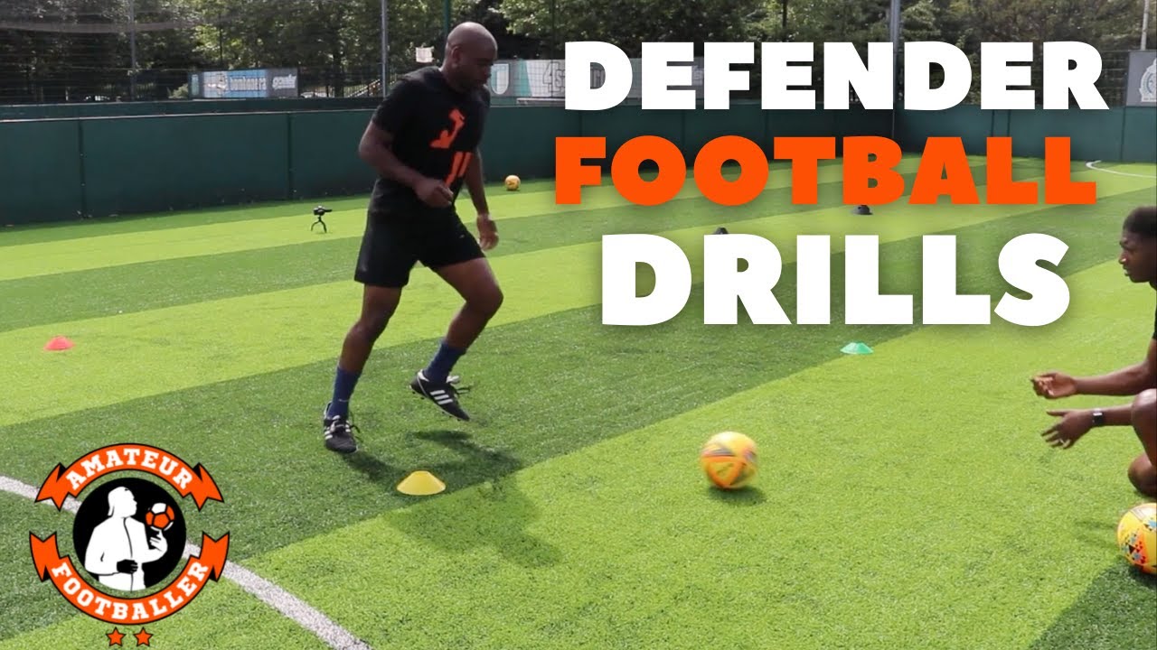 DEFENDER FOOTBALL DRILLS | FOOTBALL DRILLS | - YouTube