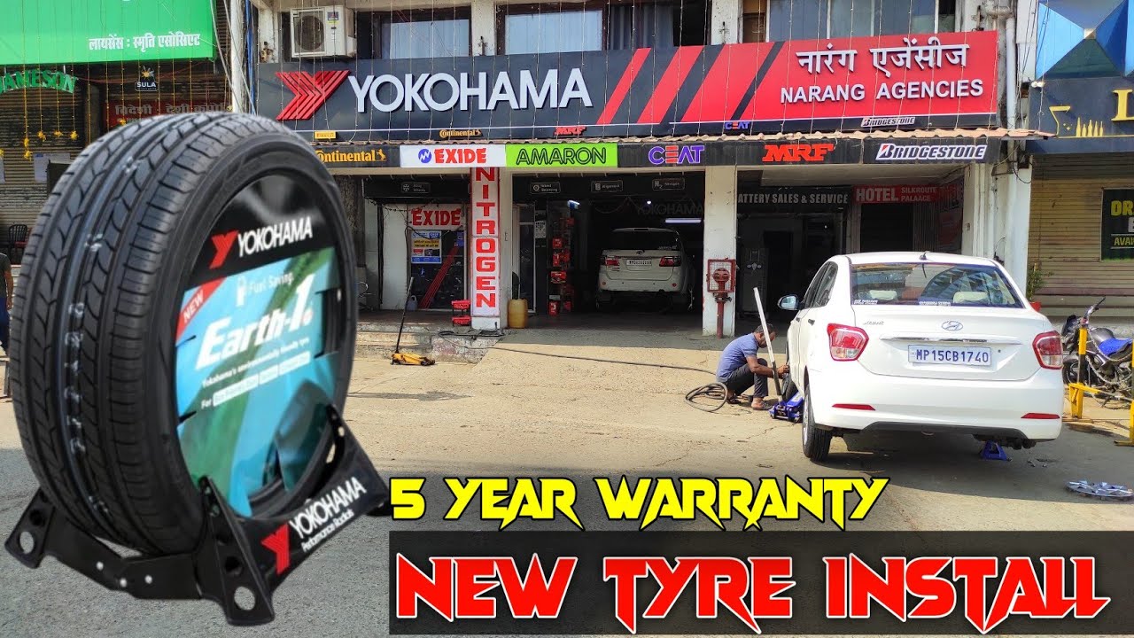 HYUNDAI XCENT NEW TYRES INSTALL || Hyundai Xcent tyres price - YouTube